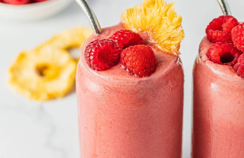 Tropical Raspberry & Pineapple Smoothie – The Fruitful Basket